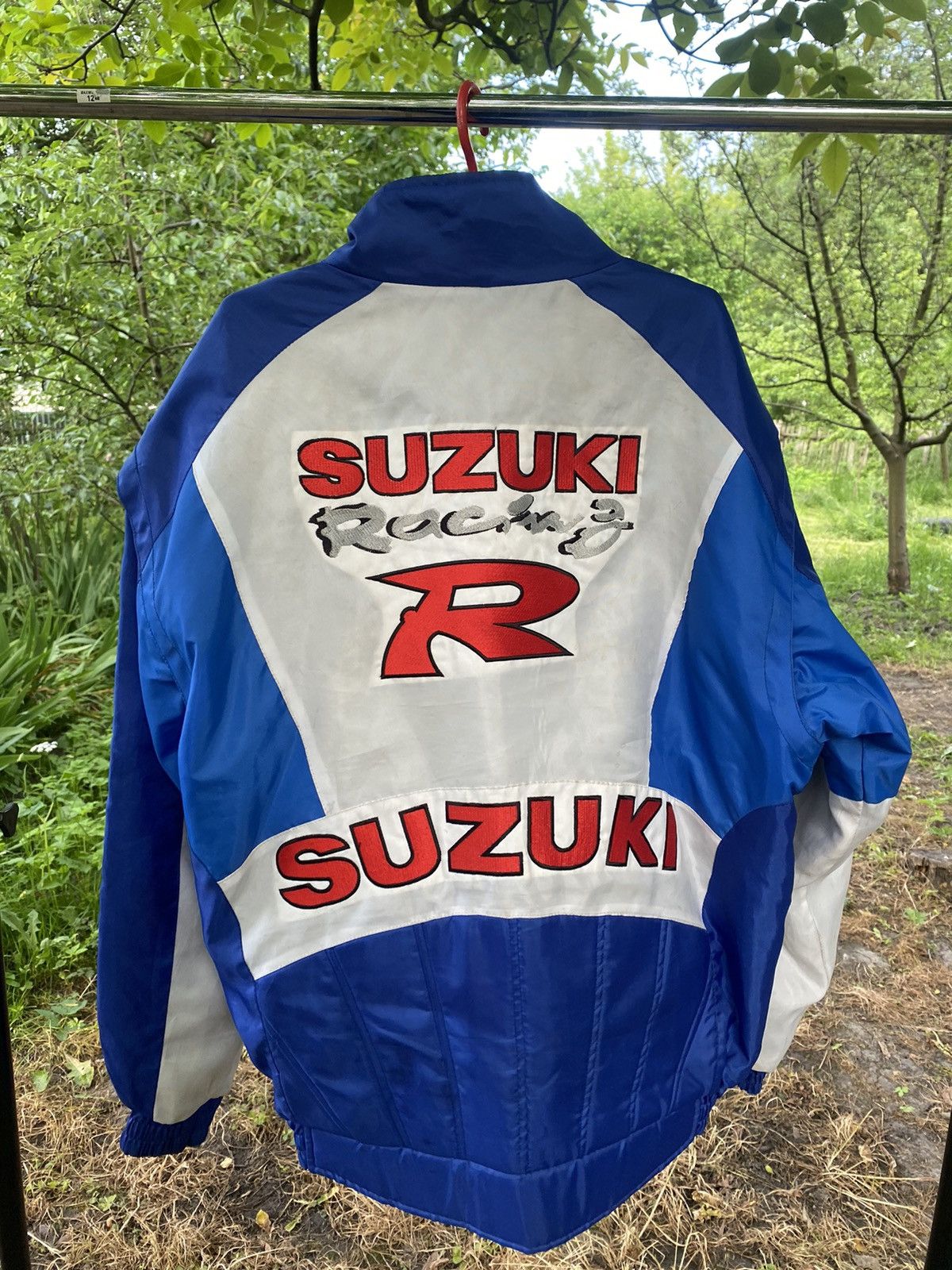 Vintage Suzuki racing vintage retro big logo light jacket | Grailed
