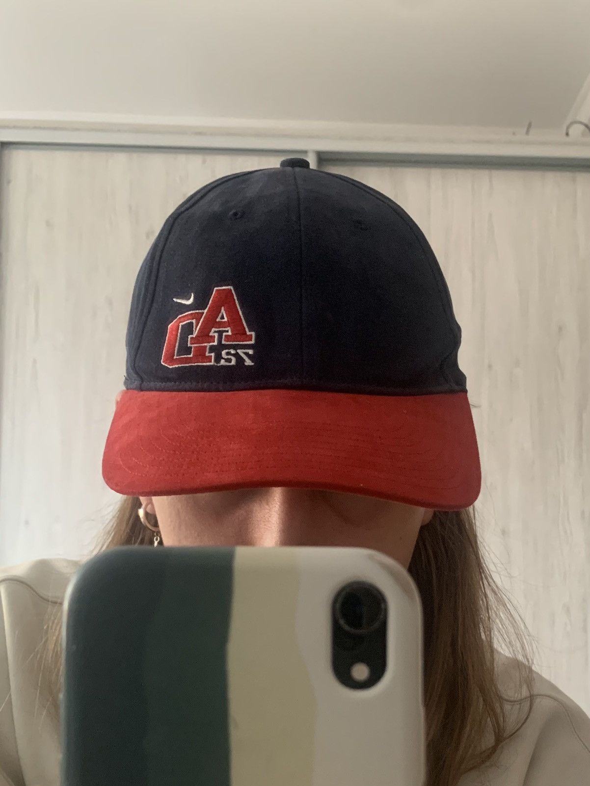 Nike Vintage Nike Y2K Big Logo Swoosh Cap Athletic Department | Grailed