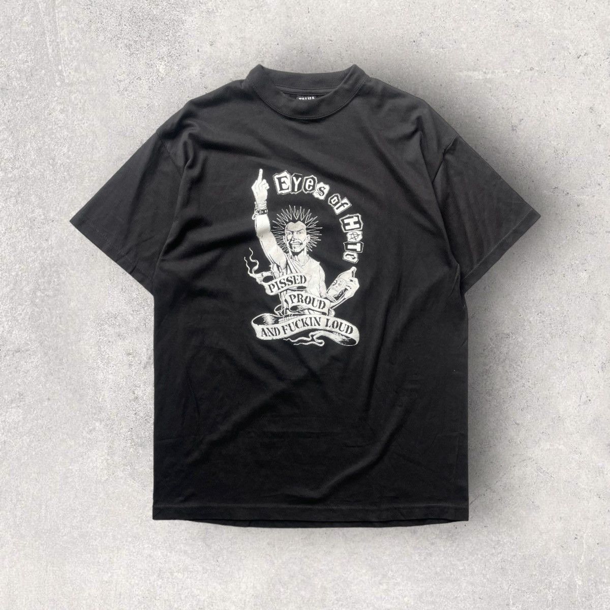 Vintage Vintage Crazy Eyes of Hate Punk Rock Band Shirt 90s | Grailed