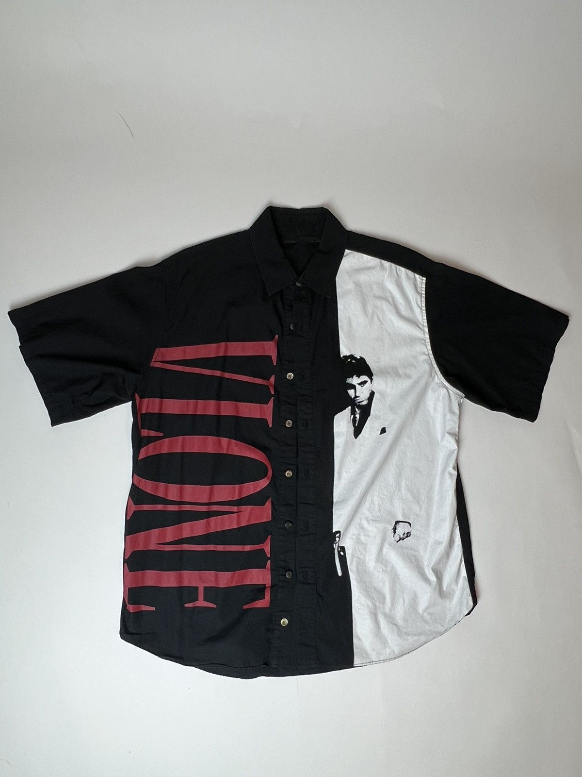Vlone VLONE Scarface Button Up Short Sleeve | Grailed