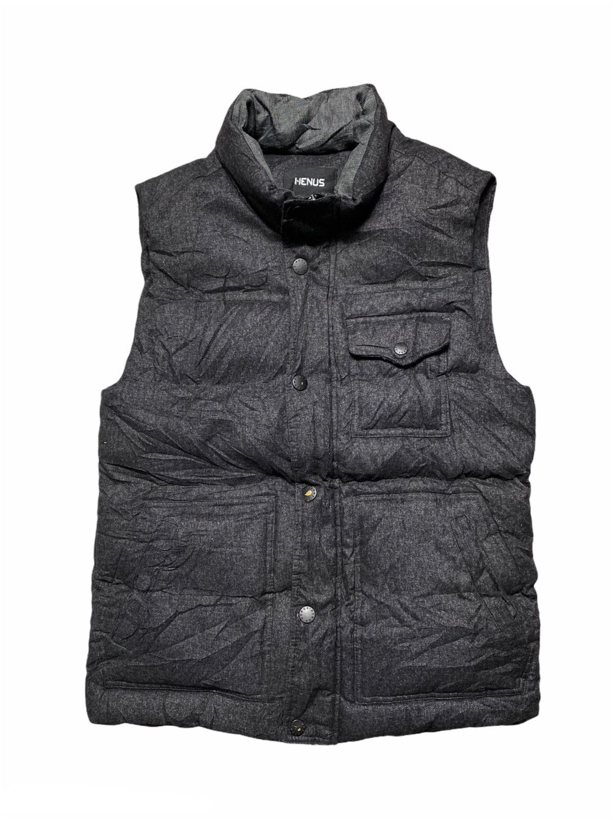 Edwin × Japanese Brand × Streetwear Henus Edwin Puffer Vest Jacket ...