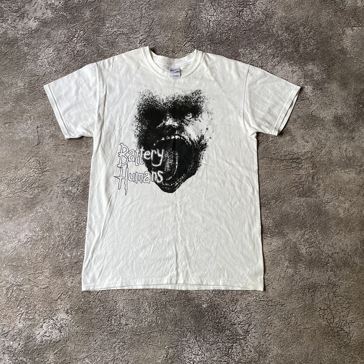 Vintage Vintage Y2K BATTERY HUMANS Face Blood DEAD Creepy Horror Tee ...