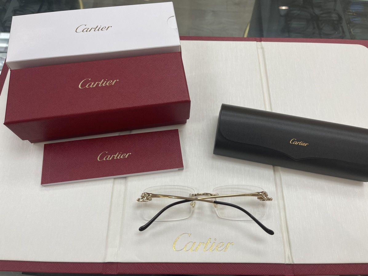 Cartier NEW Cartier Gold Panther Eyeglasses Glasses | Grailed
