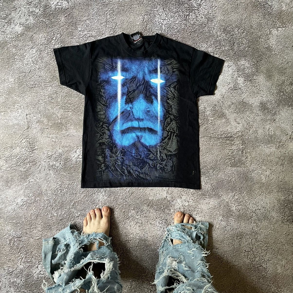 Band Tees Vintage Y2K Undertaker FACE Blood DEAD Creepy Horror Tee ...