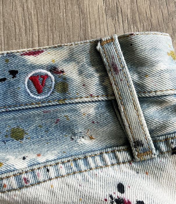 Vlone 2016 Vlone Miami Art Basel Pop Up Rare Paint Splatter Denim | Grailed