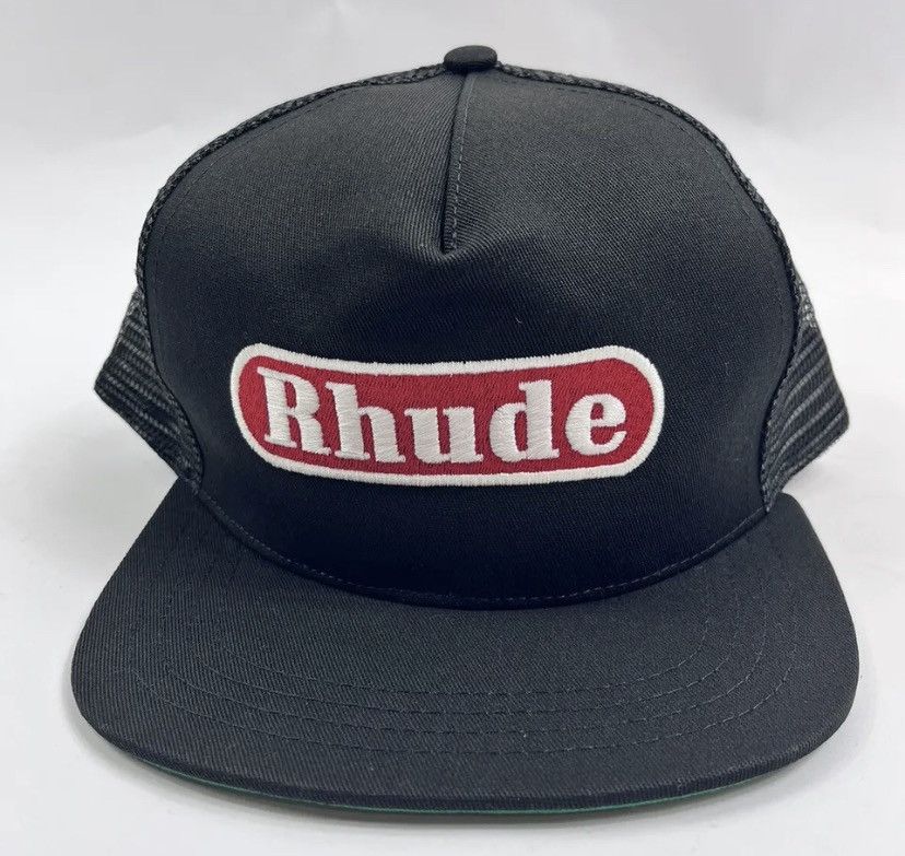 Rhude RHUDE LOGO TRUCKER CAP ONE-SIZE | Grailed