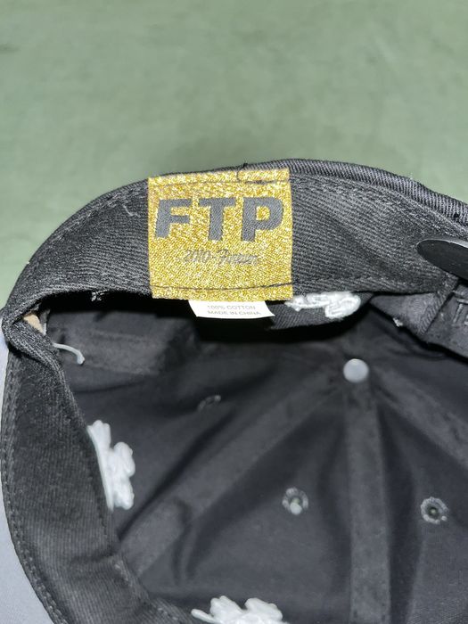 Fuck The Population FTP Graffiti Text 6 Panel Hat-Black | Grailed