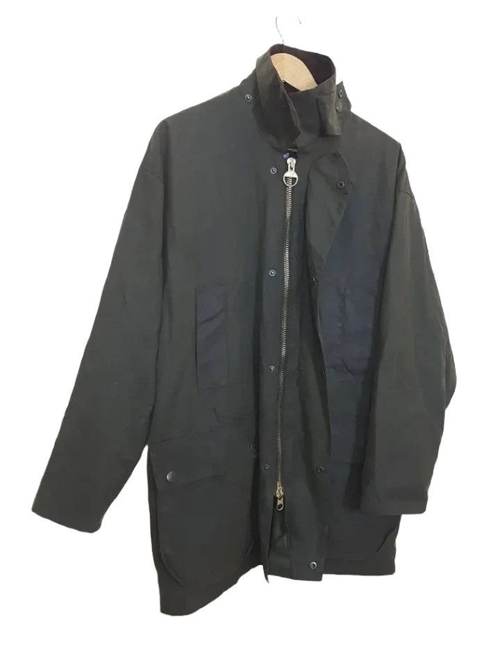 Vintage Mc Orvis Olive Army Corduroy Collar Waxed Jacket | Grailed