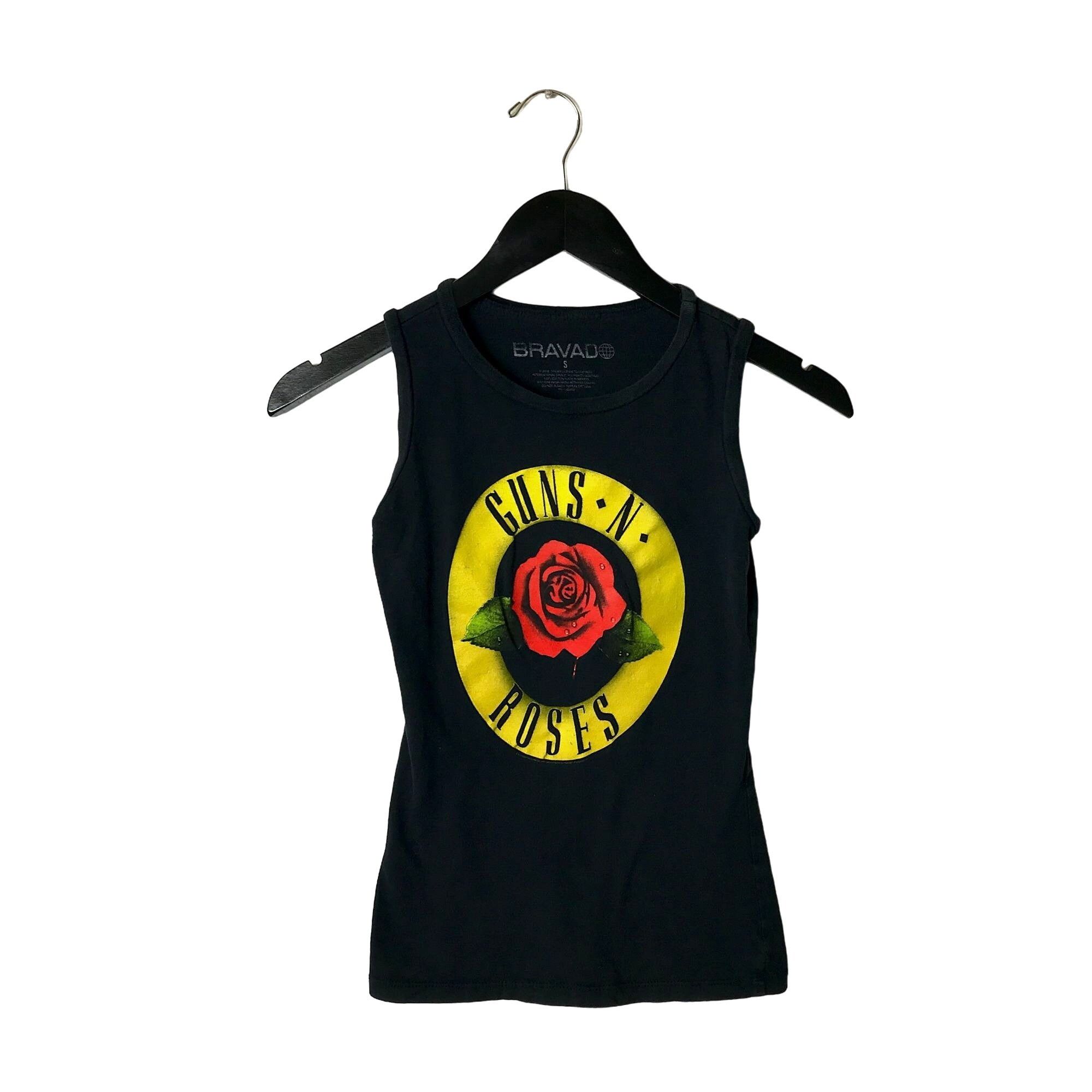 Pacsun Guns N' Roses Tank Top Pop Rock Band Flower Graphic S | Grailed