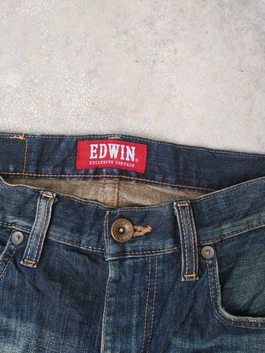 Edwin Vintage Edwin Flared Jeans Mudwash Distressed Denim 33x34 | Grailed