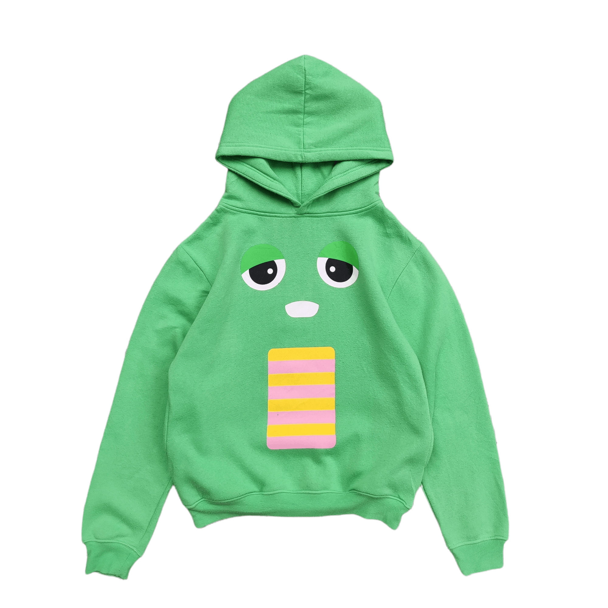 Japanese Brand Gachapin X Mukku Japan Cartoon Character Green Hoodie ...