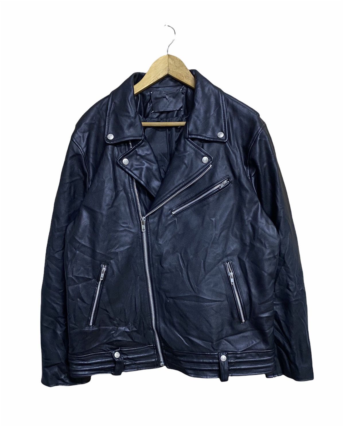Leather × Leather Jacket × Streetwear 🔥DHL SHIPPING🔥HEAVY SMOKER PUNK ...