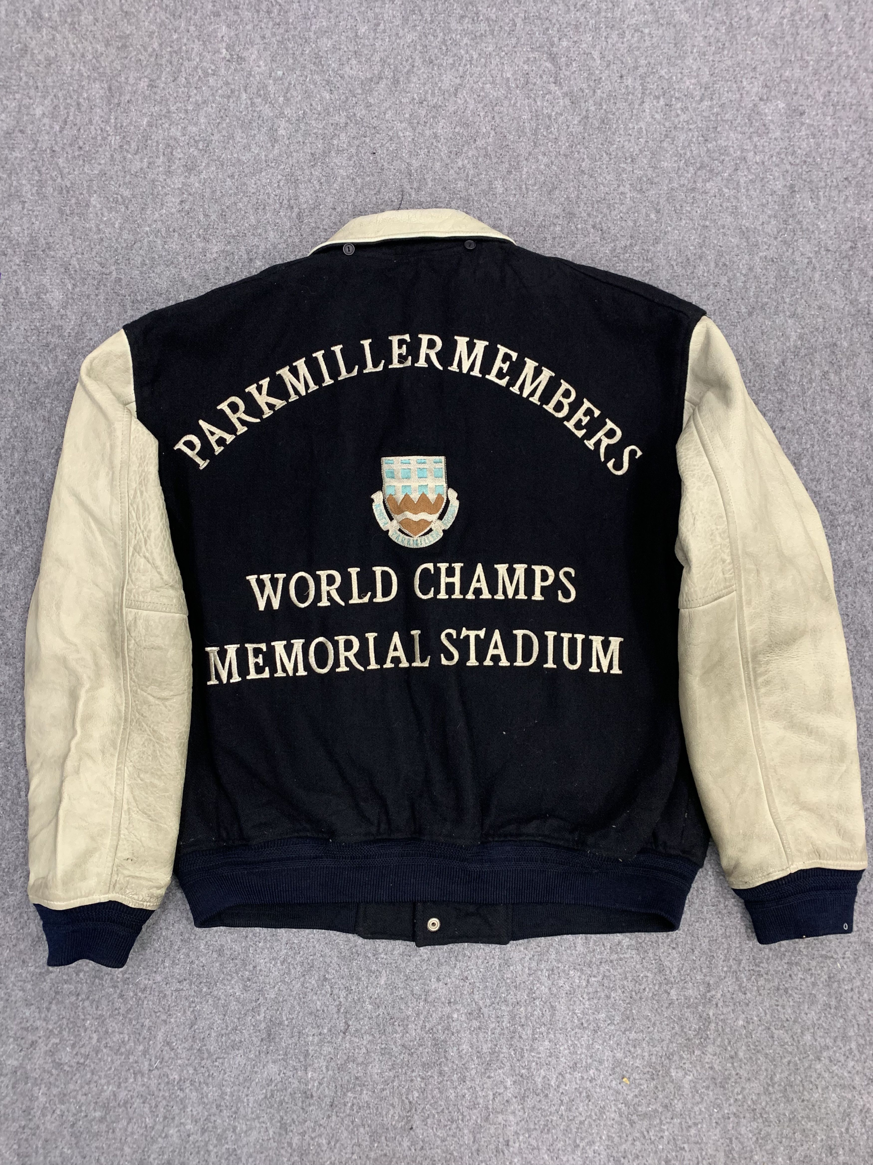 Vintage Vintage Park Miller Members World Champs Varsity Jacket | Grailed