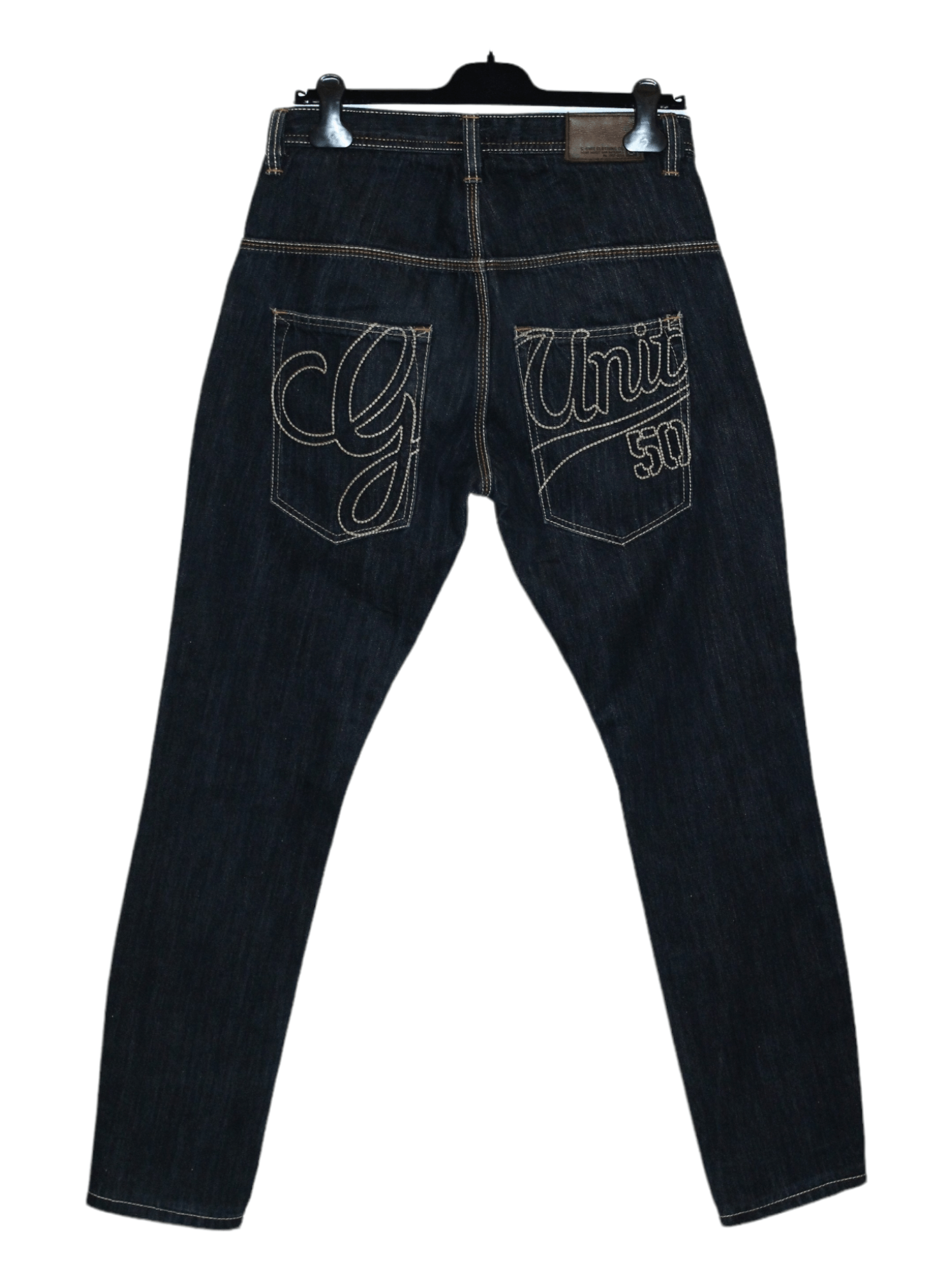 G Unit Vtg 50 Cent G-Unit Logo Embroidered OG Baggy Rap Jeans | Grailed