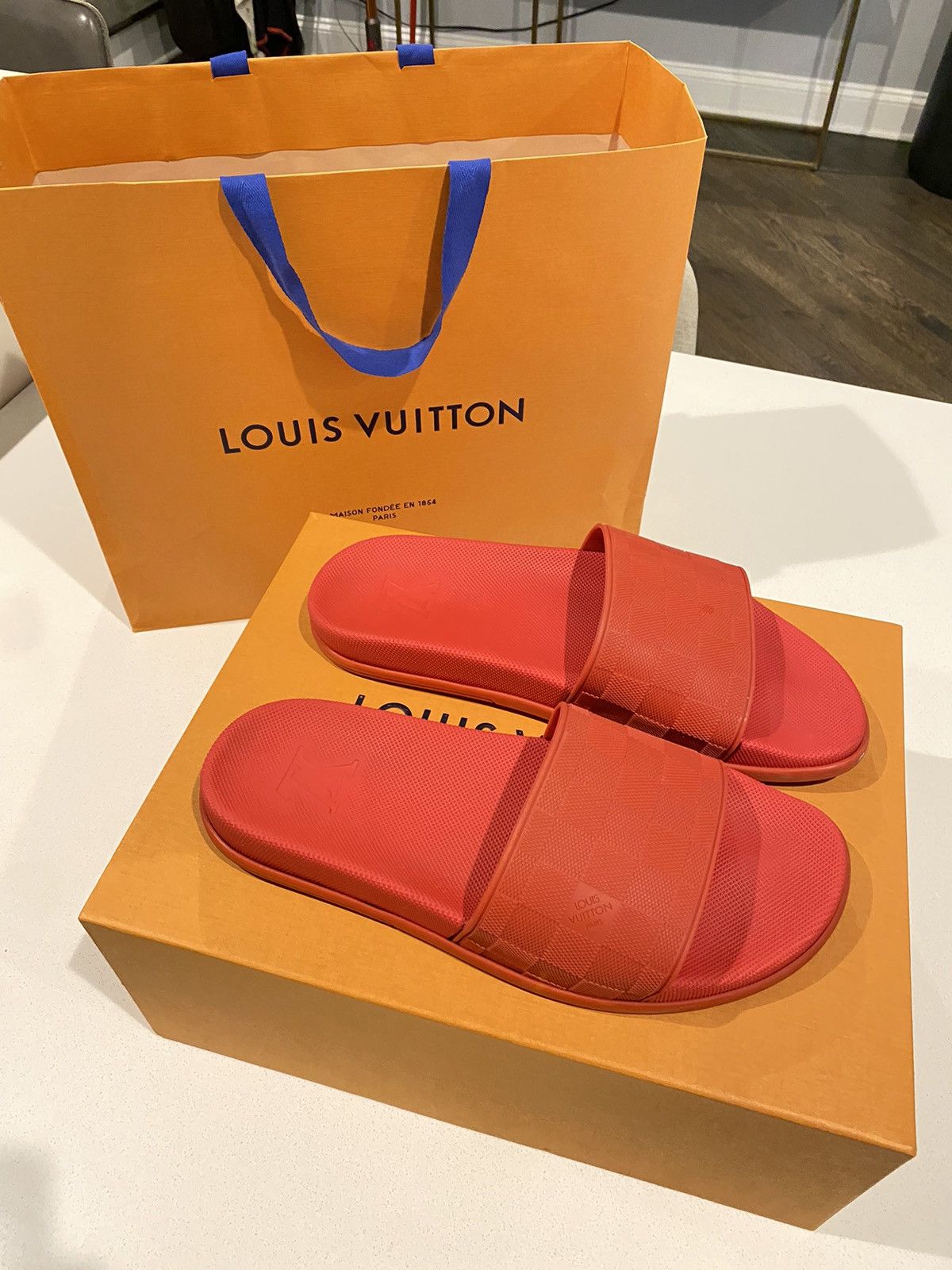 Louis Vuitton Louis Vuitton slides | Grailed