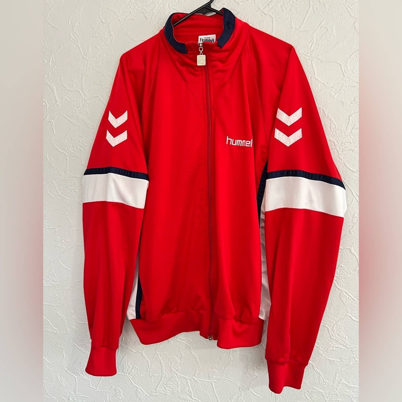 Hummel Hummel SOCCER Vintage 90s Track Top Zip Jacket Embroidered | Grailed
