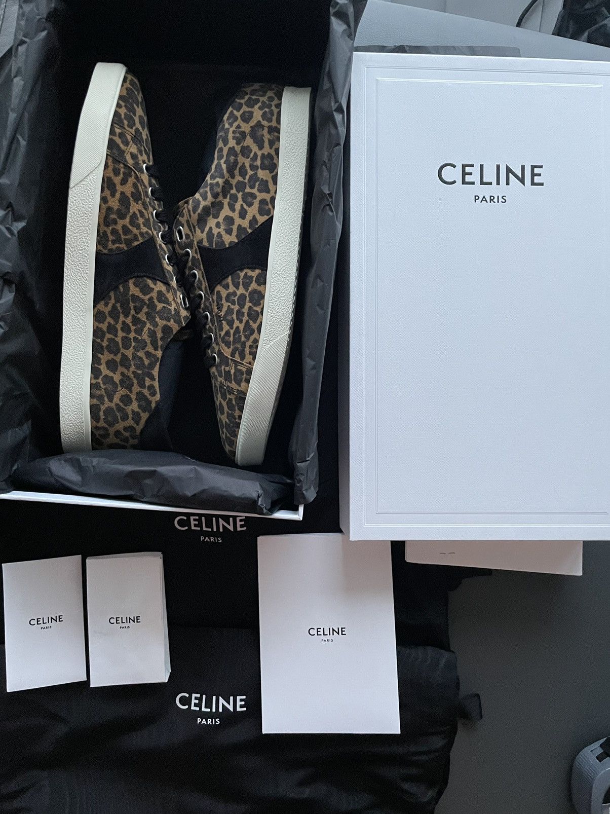 Celine × Hedi Slimane Super Runway Triomphe Celine Hedi Sneaker Brand ...