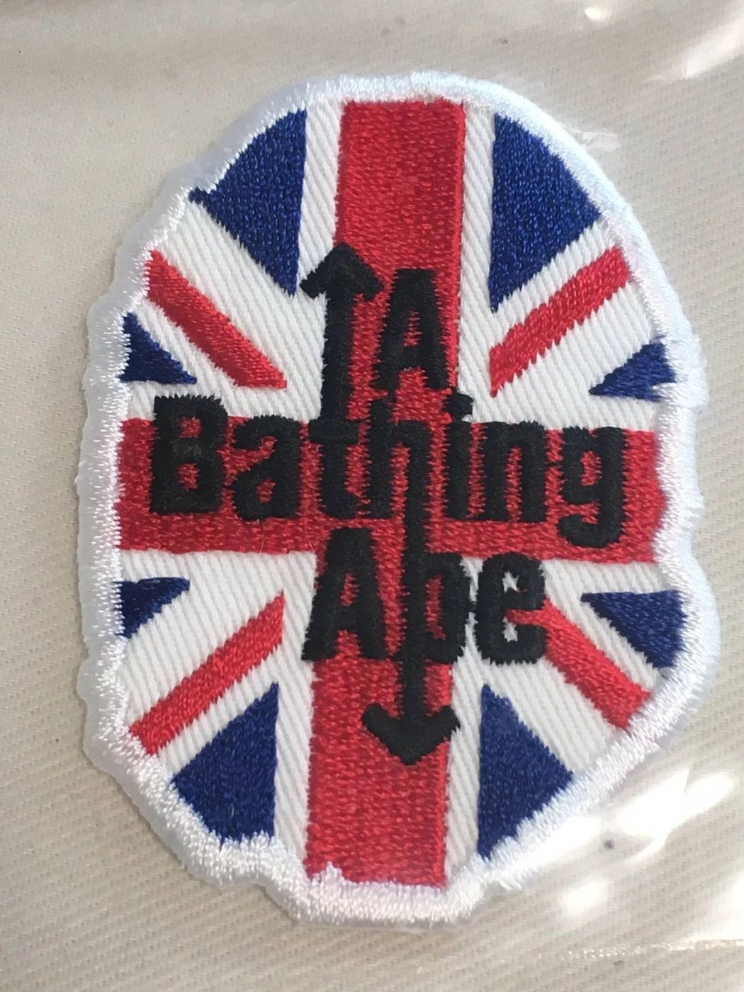 Bape BAPE PATCH 🇬🇧 Union Jack Iron-on UK Flag London Very Ape | Grailed