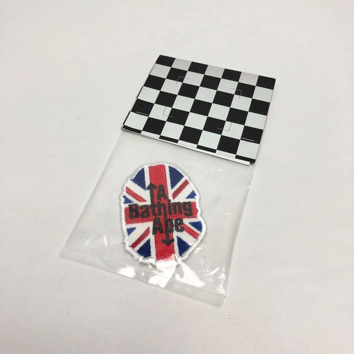 Bape BAPE PATCH 🇬🇧 Union Jack Iron-on UK Flag London Very Ape | Grailed