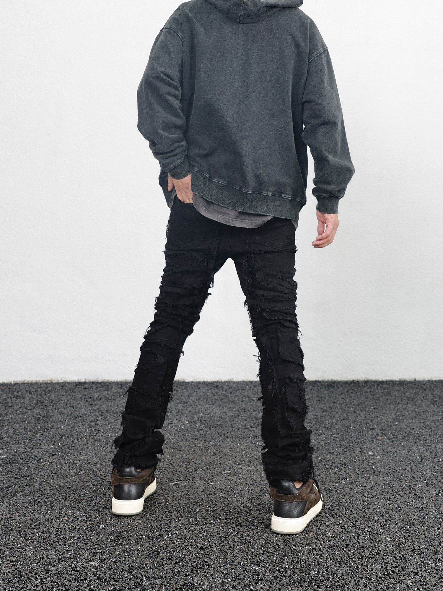 Custom × Streetwear × Vintage punk damaged pants | Grailed