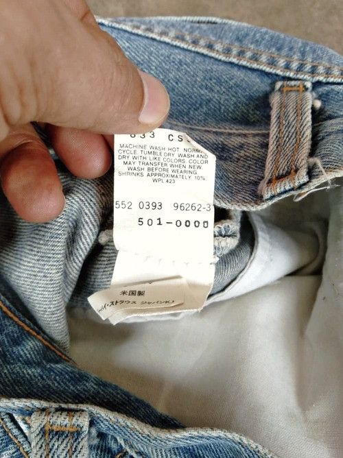 Vintage 90s Vintage Levi's 501 Made In USA Light Wash Jeans 29x33 | Grailed