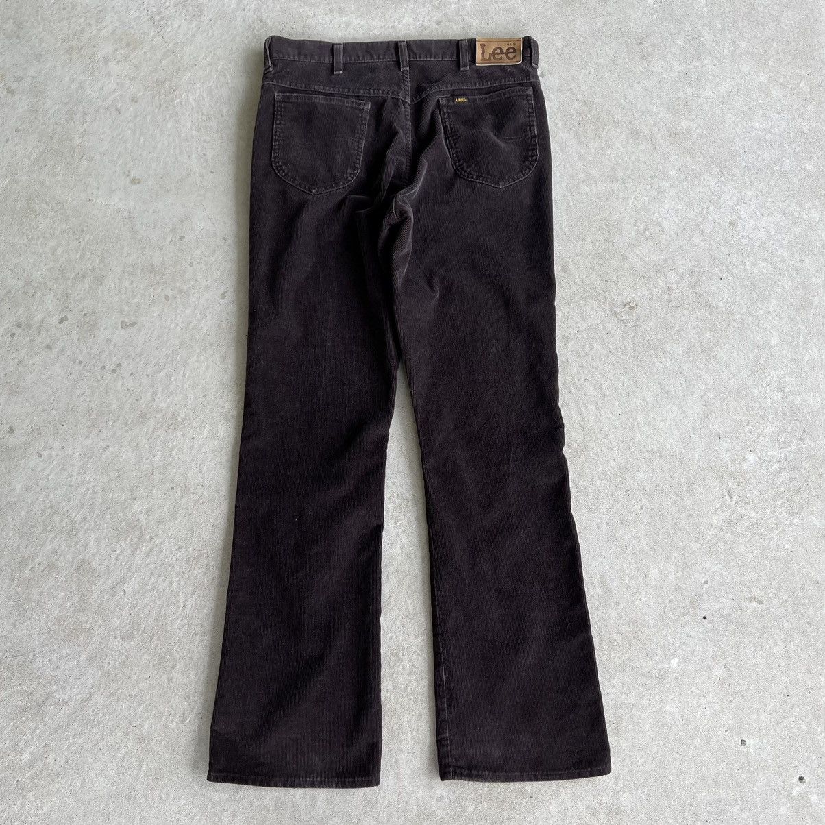 Vintage Vintage 1980’s Lee Made in USA Brown Corduroy Flare Pants | Grailed