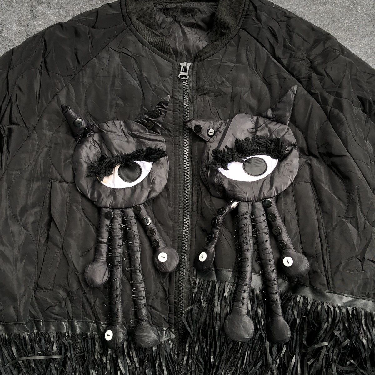 1 Of 1 × Custom Jacket × Streetwear Bomber Croped Jacket With Dools ...