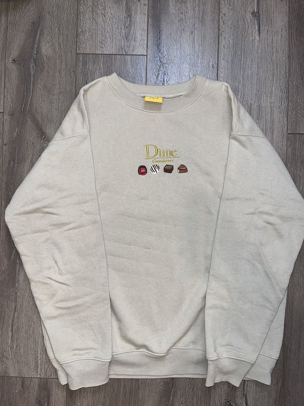 Dime Dime Crewneck Beige | Grailed