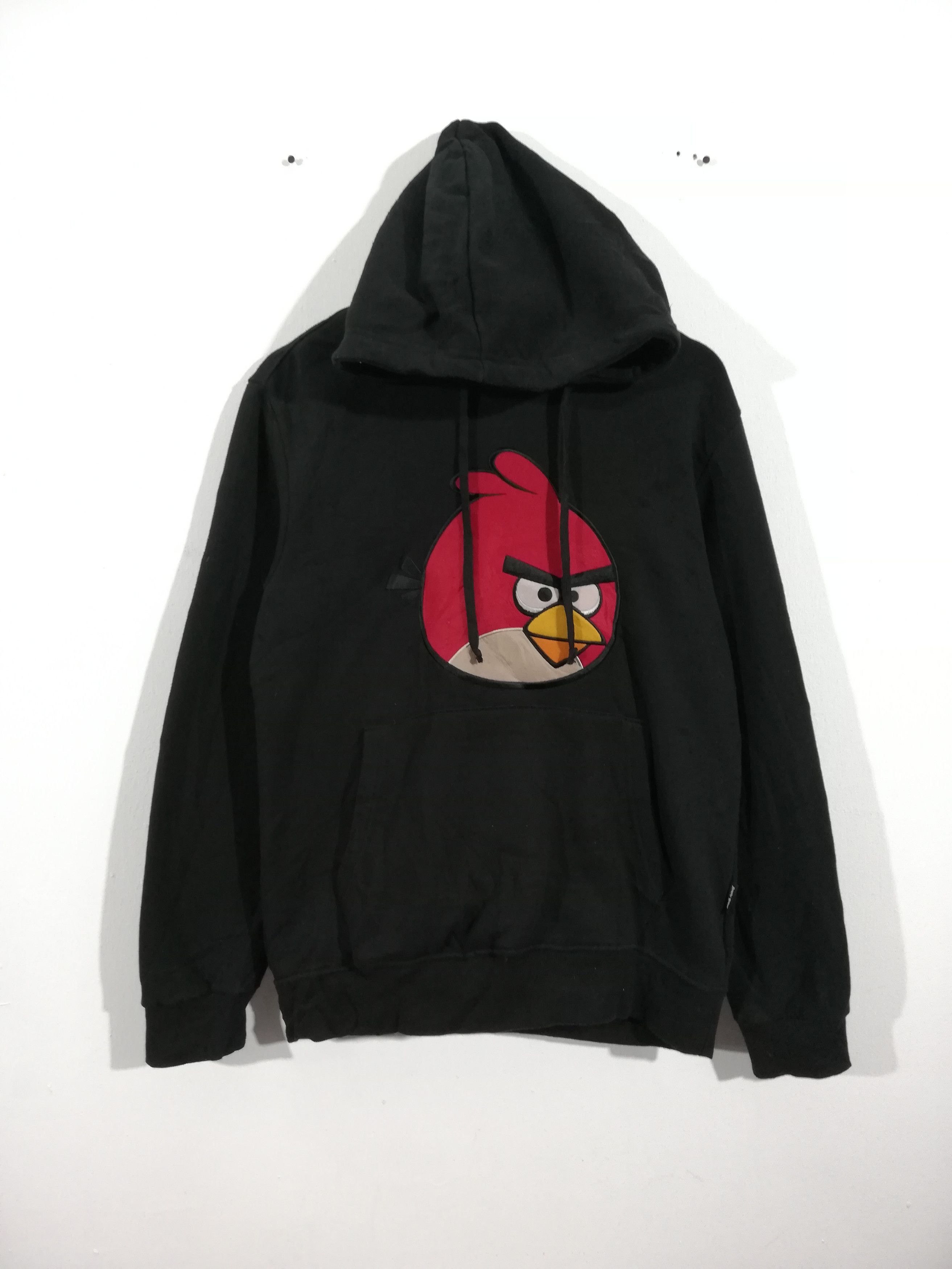 Movie Angry Birds Embroidered Black Hoodie | Grailed