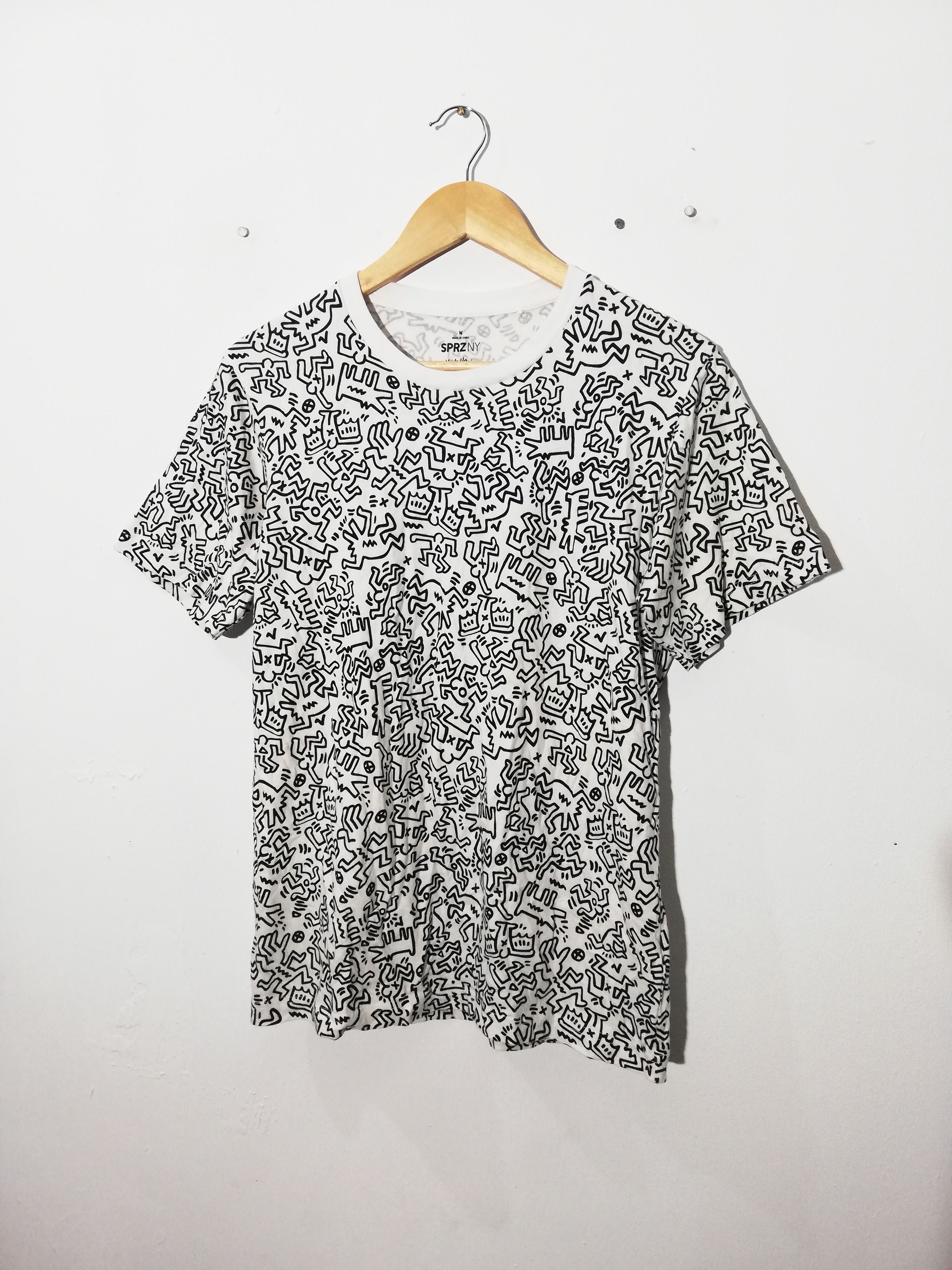Uniqlo Keith Haring Full Over Print T-Shirt | Grailed