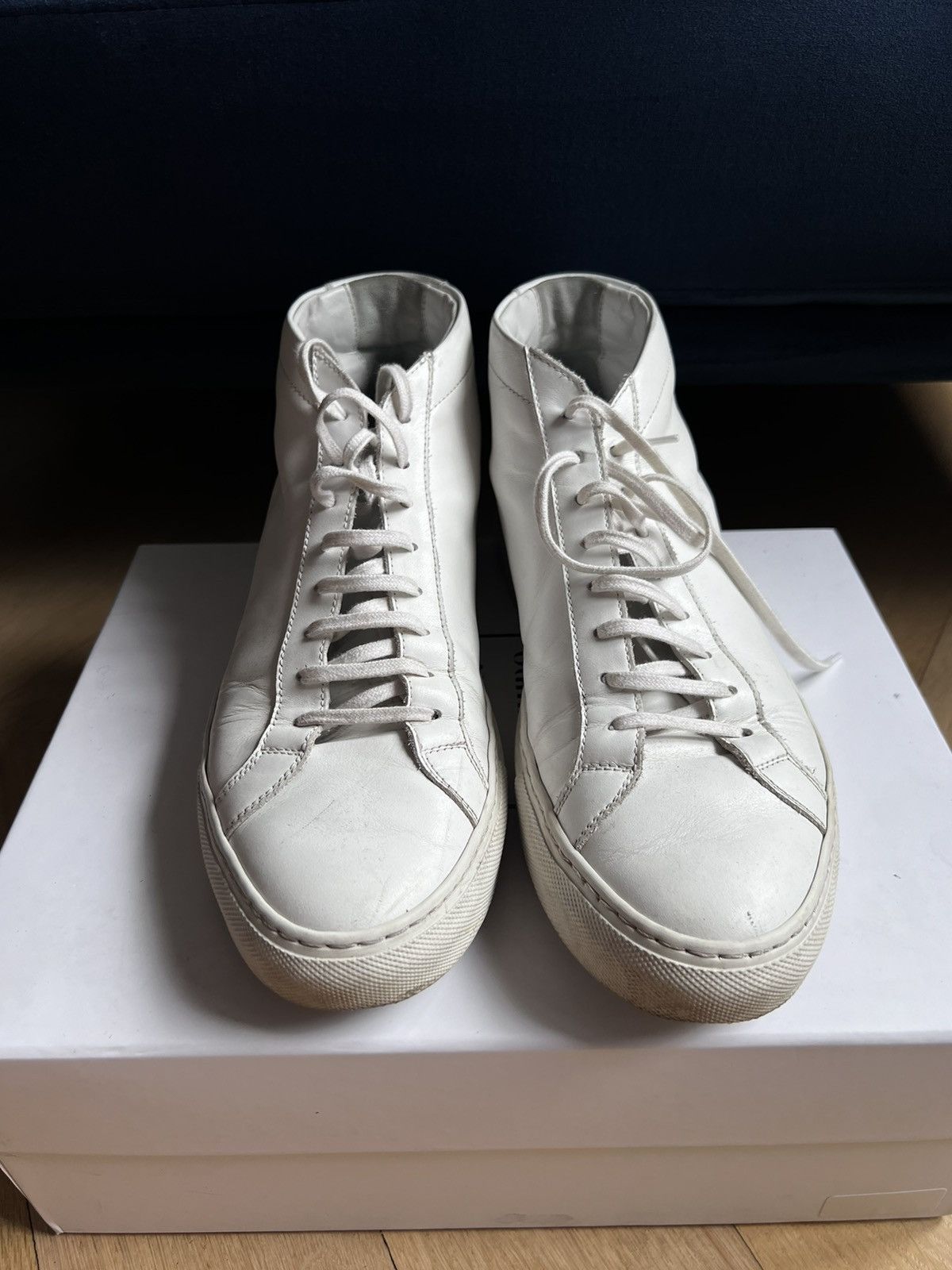 Common Projects Achilles White High | Grailed