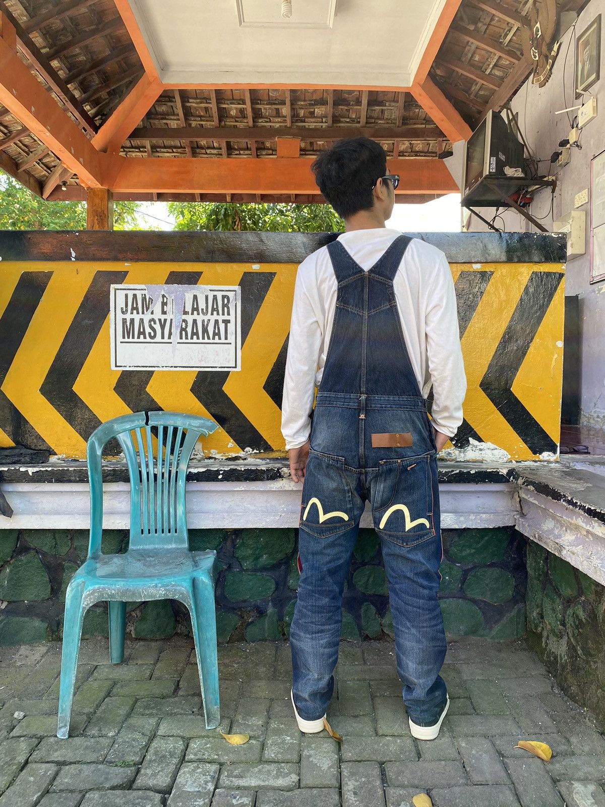 Evisu EVISU OVERALLS DENIM SELVEDGE | Grailed