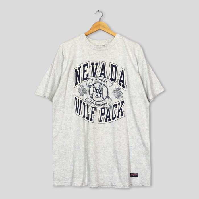 Vintage Vintage Nevada Wolf Pack Baseball Ncaa Tshirt Size XL | Grailed