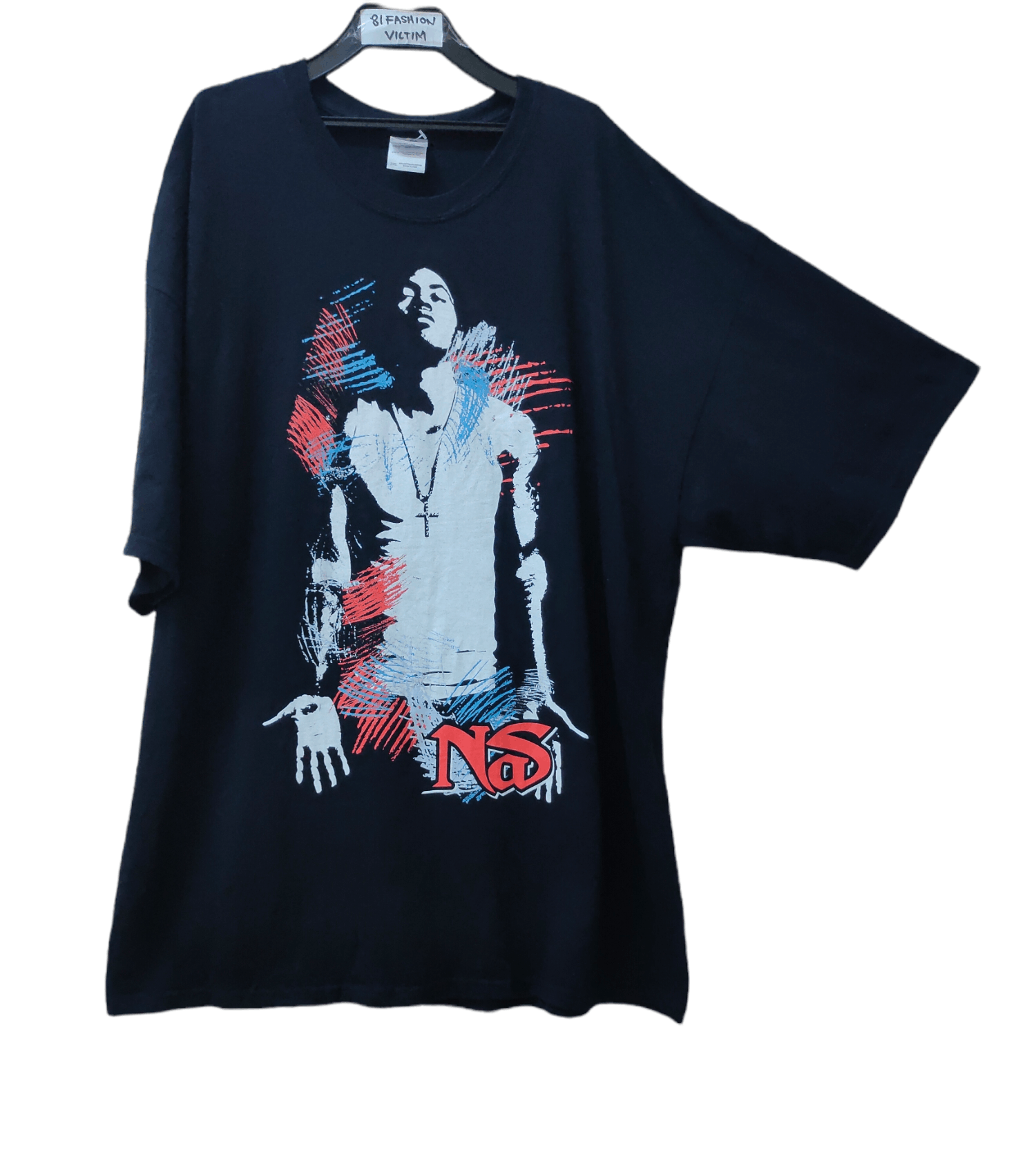 Nas × Rap Tees × Vintage Nas American Rapper Big Graphic Rap Tee Tshirt ...
