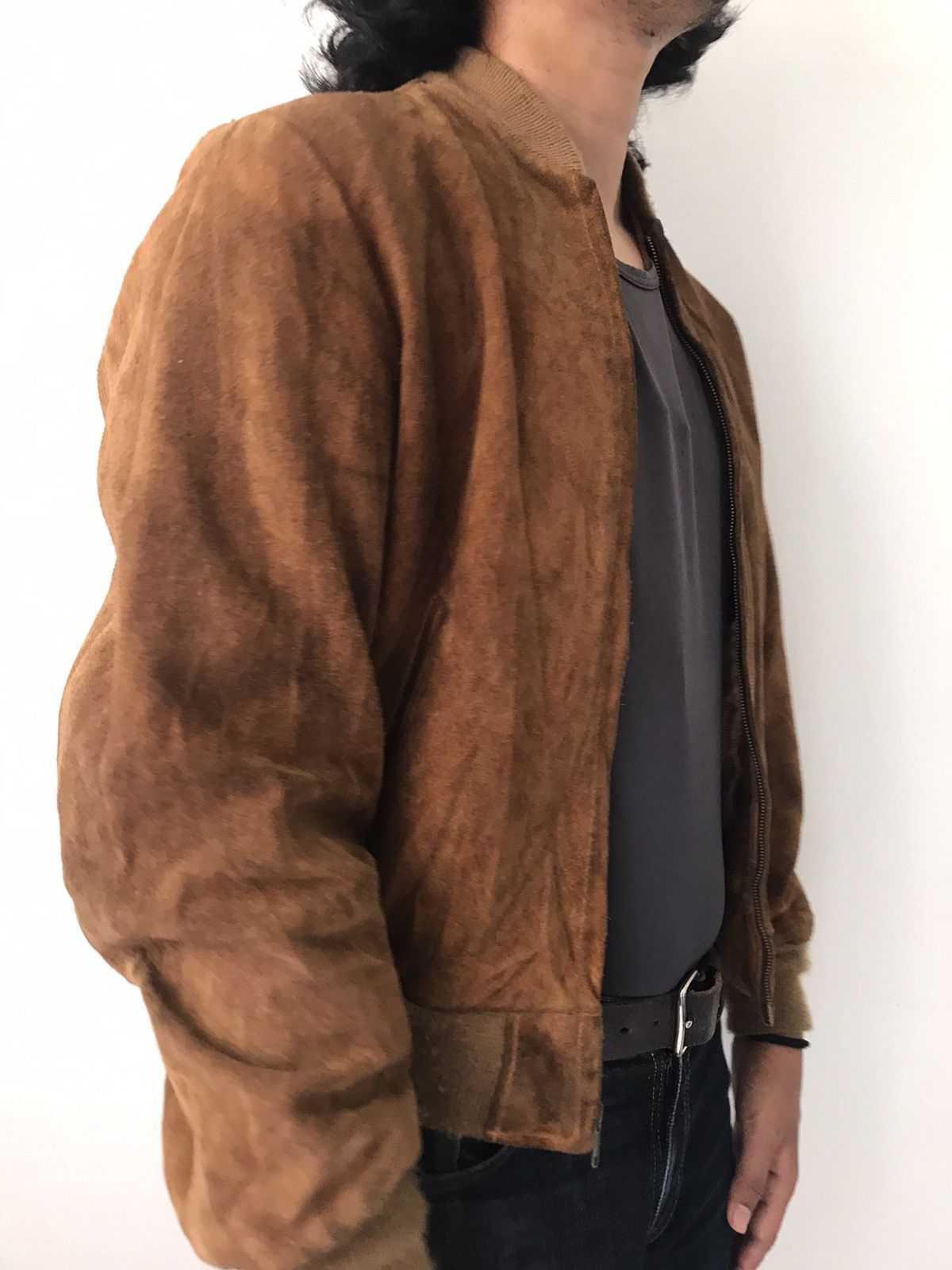 Schott 90s suede leather jacket | Grailed