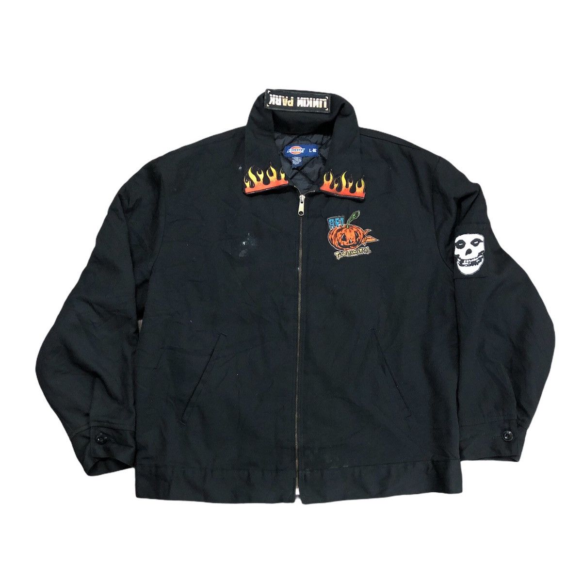Custom × Dickies × Rock T Shirt Dickies jacket linkin park misfit AFI ...