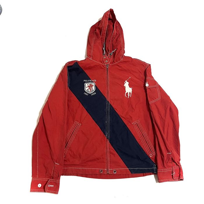 Polo Ralph Lauren Polo Ralph Lauren red jacket designer big logo | Grailed