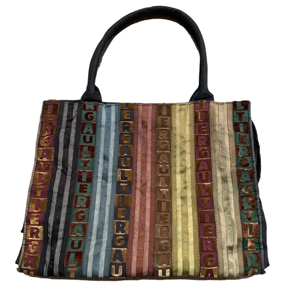 Jean Paul Gaultier Velvet Silk Chaotic ™️ Logo Devore Bag Bags Luggage