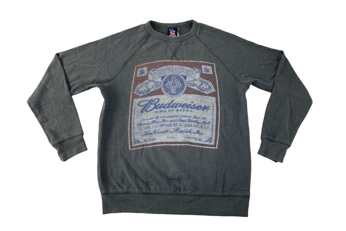 Budweiser Rare 90s Budweiser King Of Beer Big Logo | Grailed