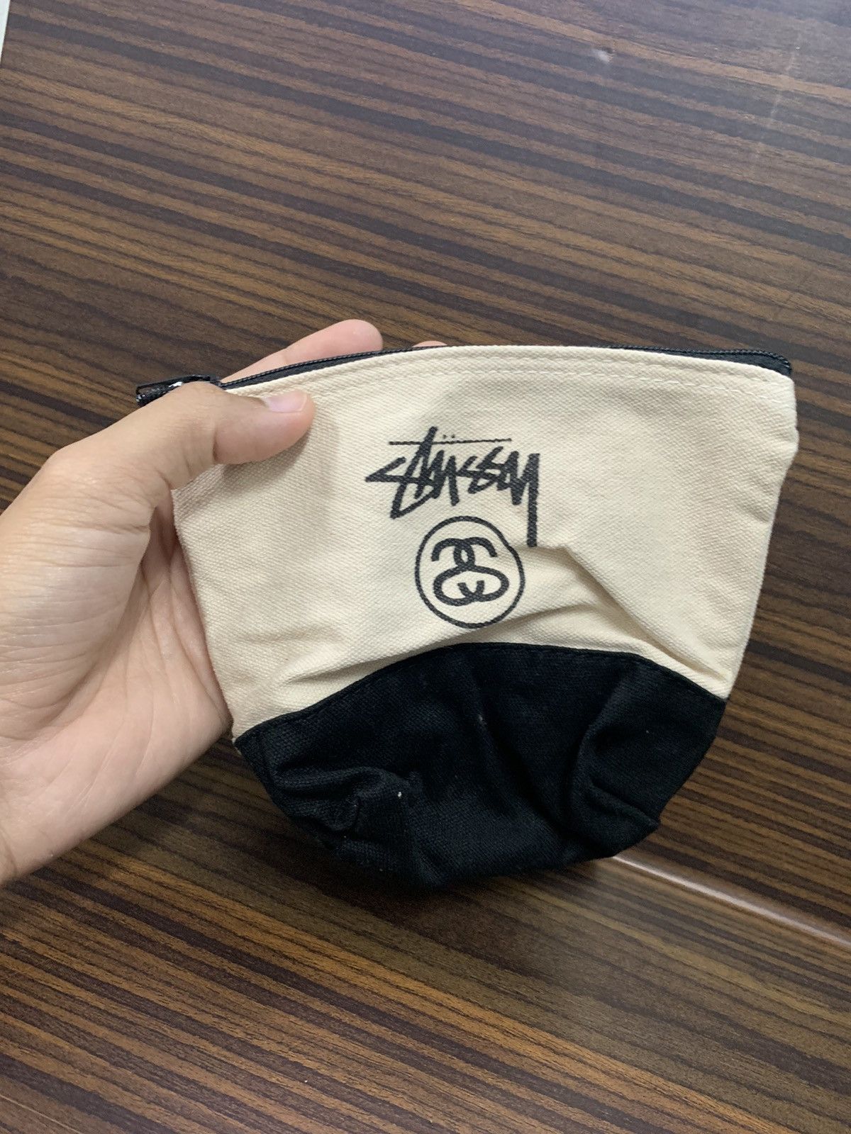 Stussy × Vintage Vintage Stussy pouch bag coin wallet | Grailed