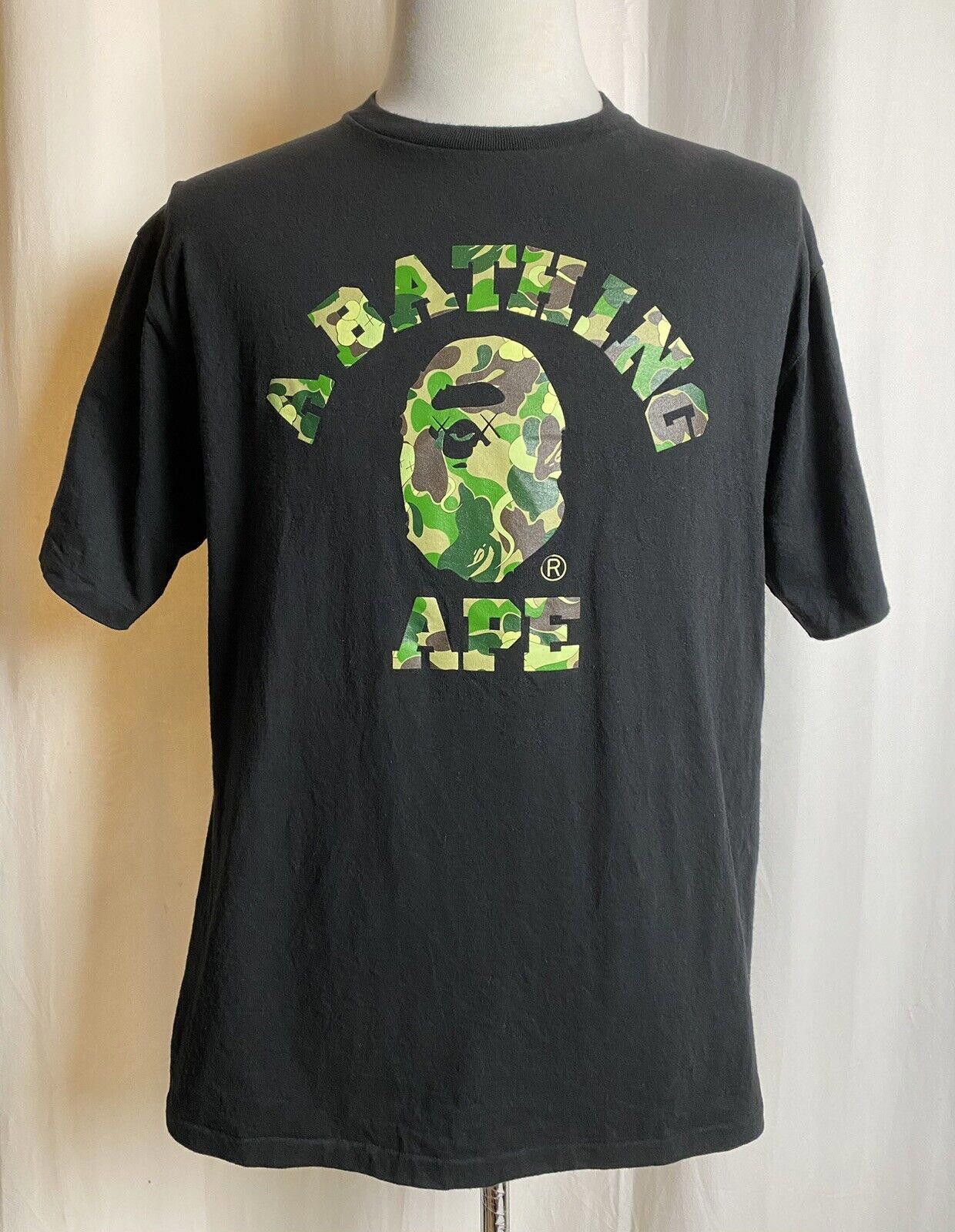 Bape A Bathing Ape Bape x Kaws Original Fake 5th Anniversary Tee | Grailed