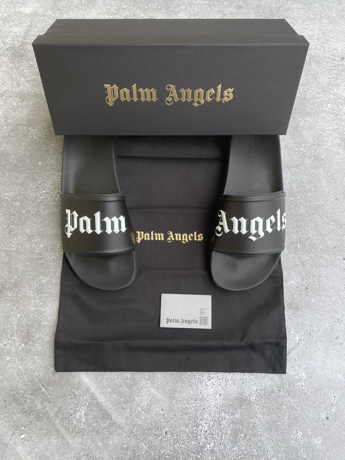 Designer Palm angels flip-flops | Grailed
