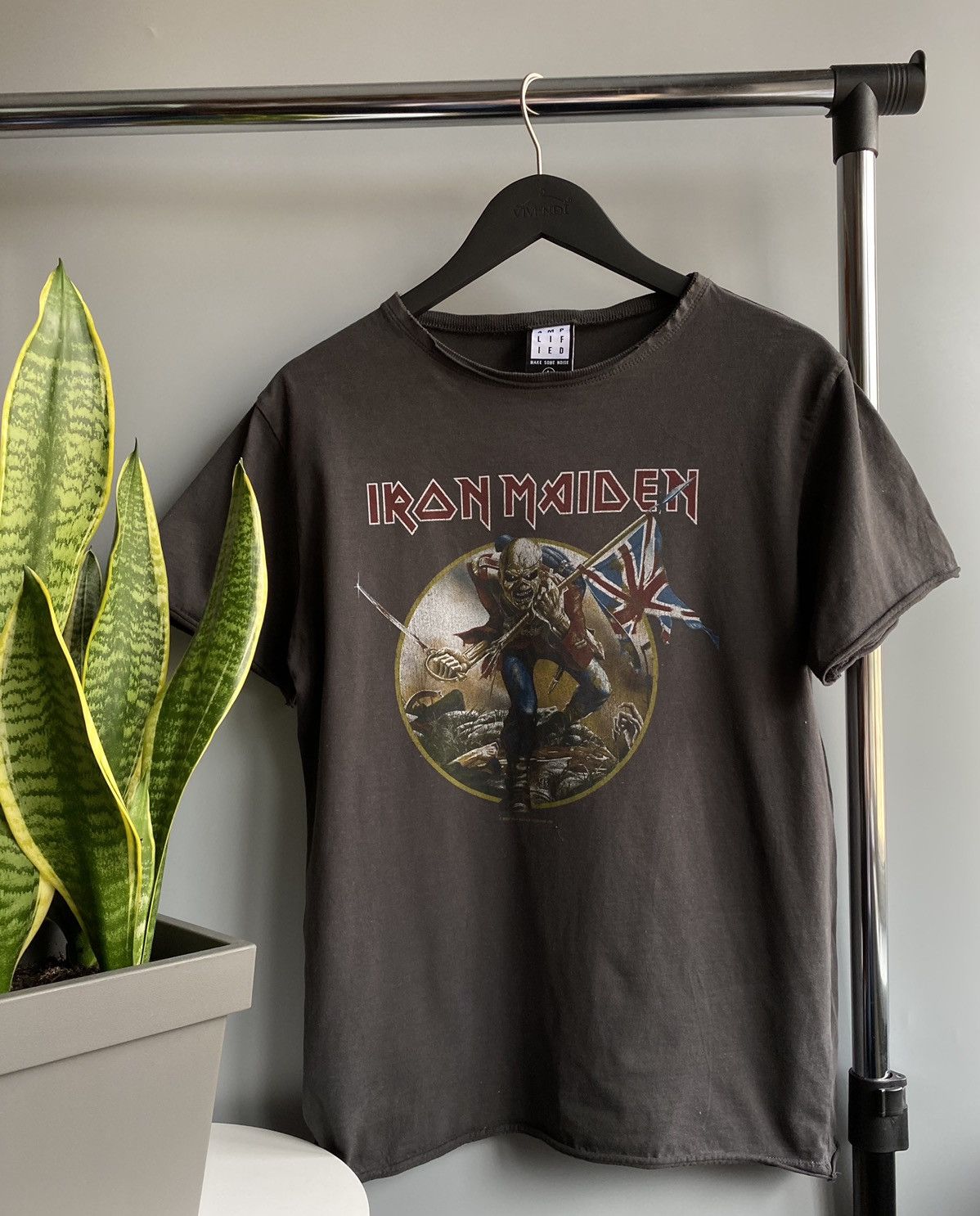 Band Tees × Iron Maiden × Rock T Shirt Vintage Iron Maiden “Trooper ...