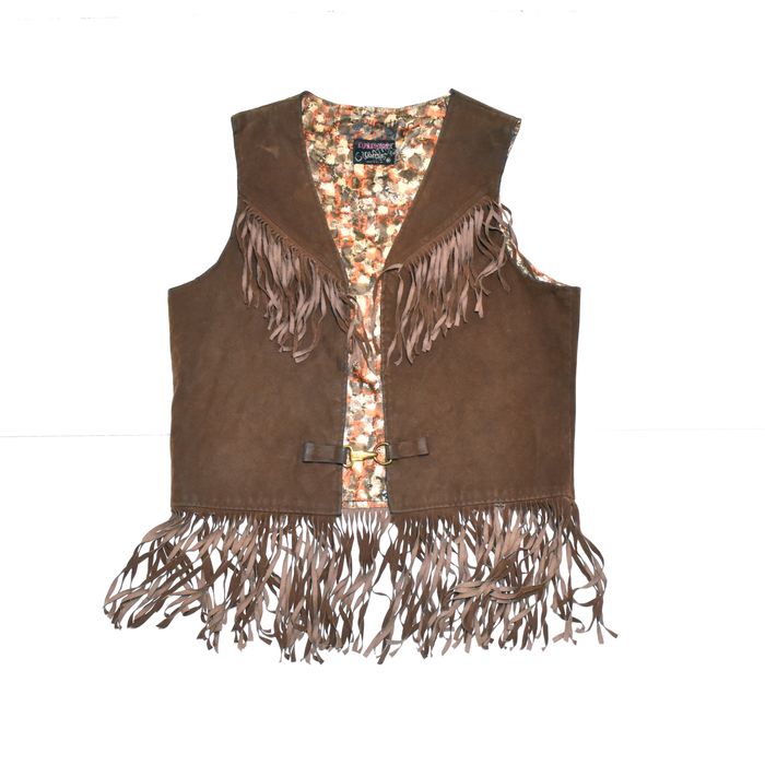 Vintage 70s Leather Fringe Vest | Grailed