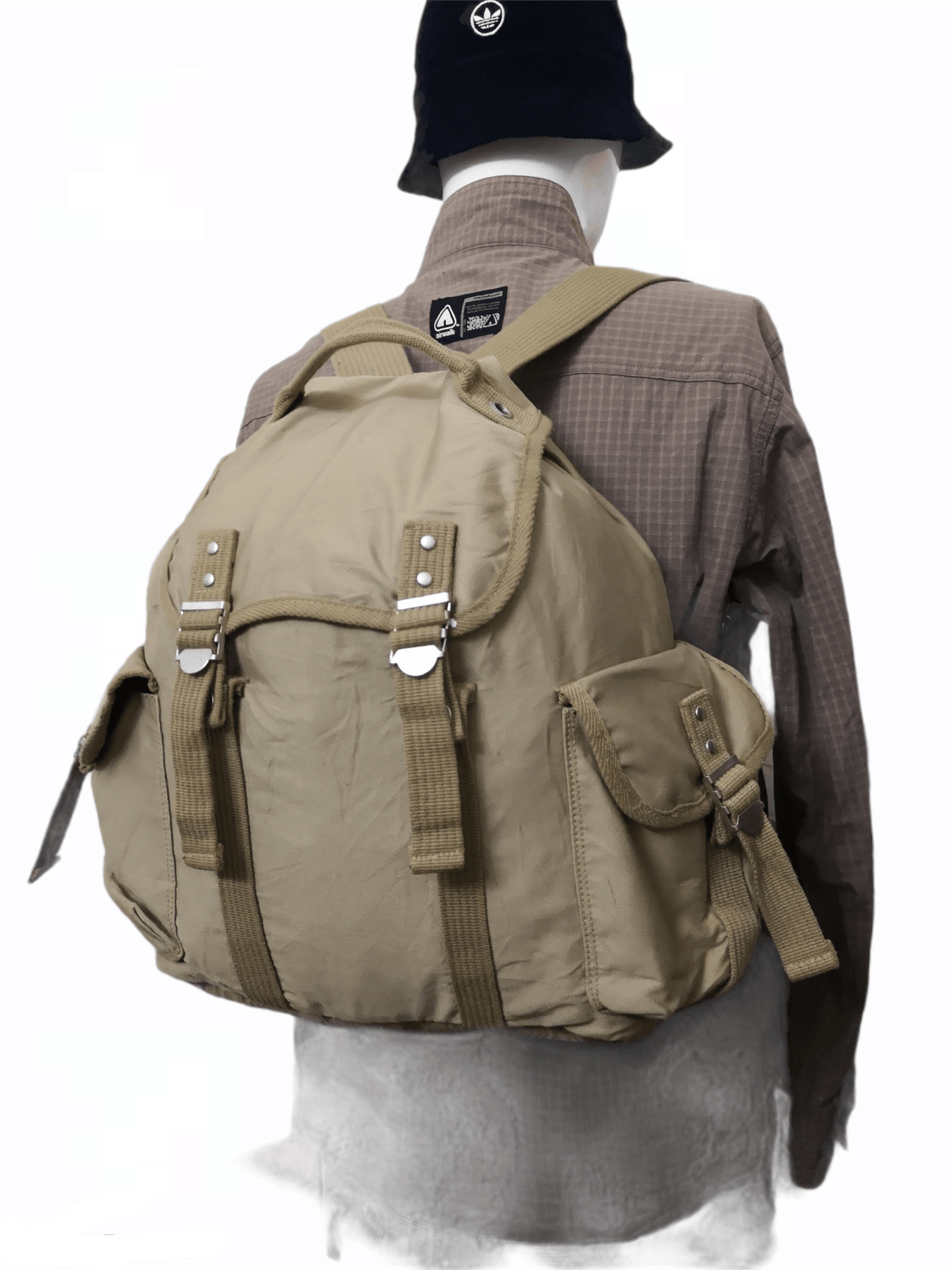 Uniqlo ARCHIVAL UNIQLO ARMY STYLE BACKPACK /RUCKSACK | Grailed