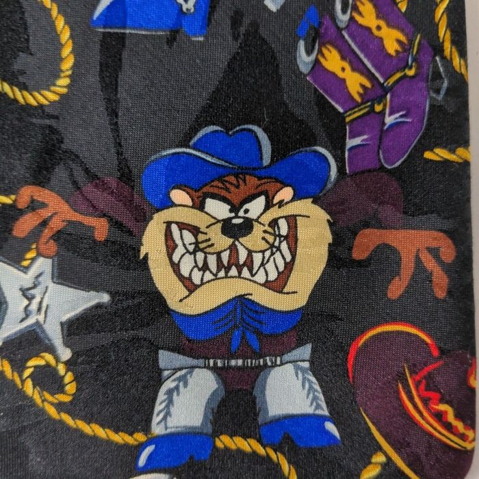 Warner Bros Looney Tunes Mania Western Cowboy Bugs Taz Boots Rope ...