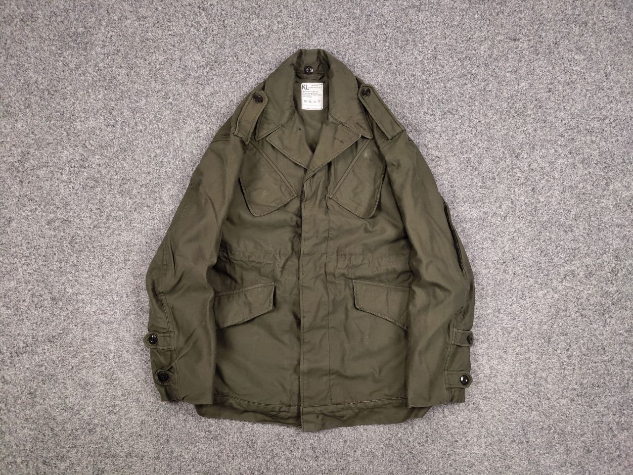 Vintage Vintage 80’s Kl Seyntex Netherlands Army Field Pocket Jacket ...