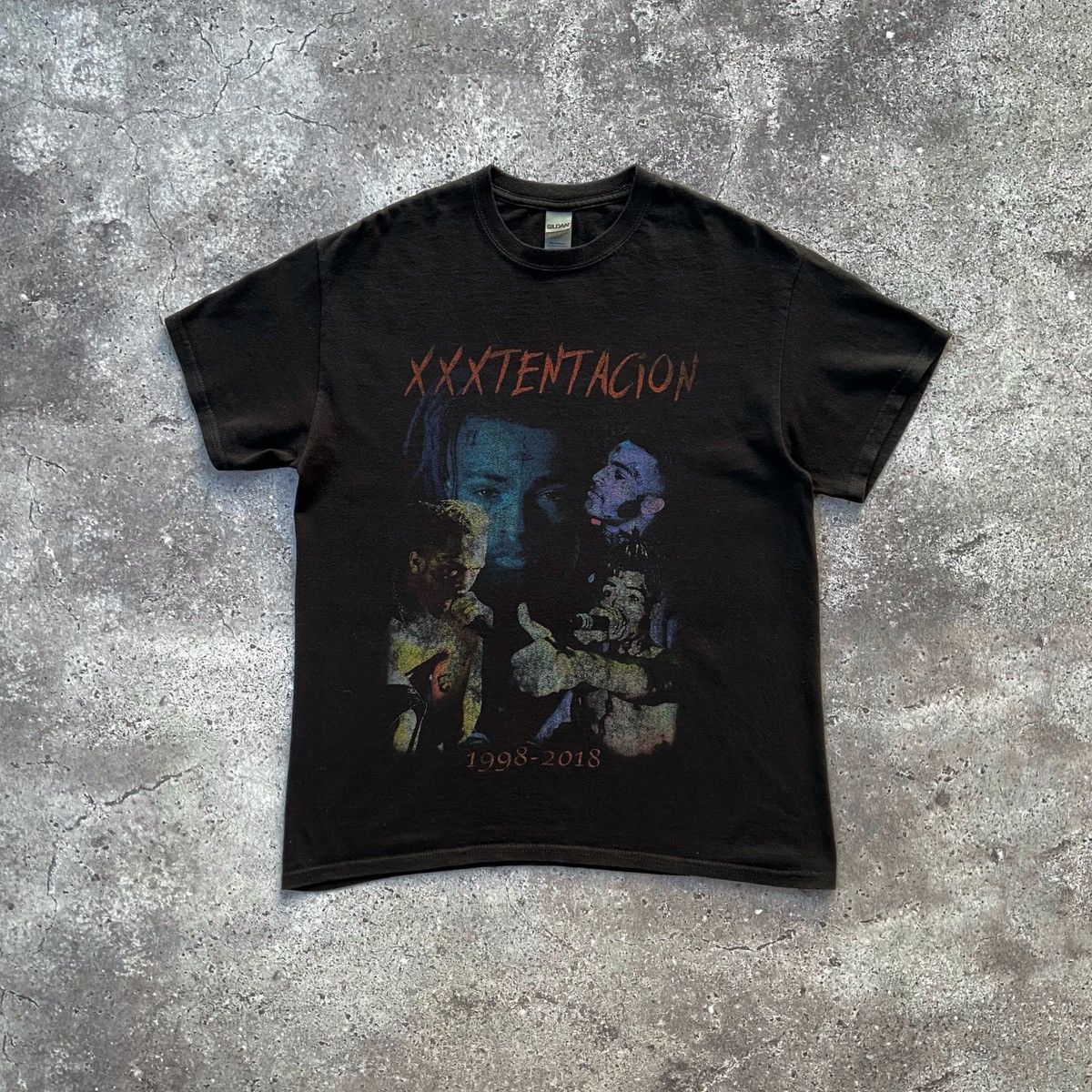 Rap Tees × Streetwear × Vintage XXXTENTACION RAP TEE LOGO 1998-2018 ...