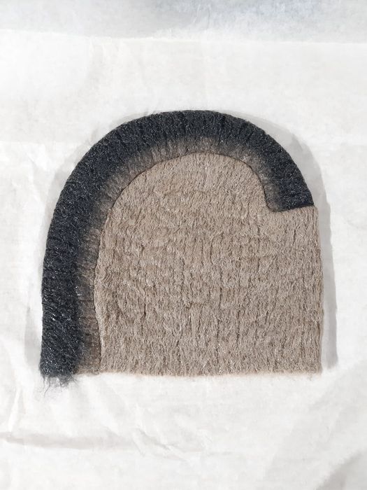 Prada NWT Mohair Mohawk Beanie Hat FW 2007 Runway | Grailed