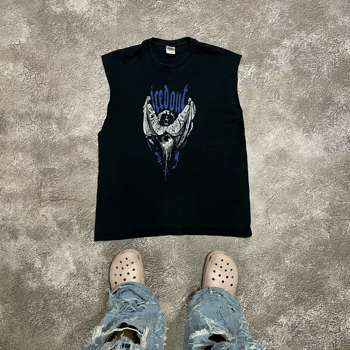 Band Tees × Streetwear × Vintage Vintage Y2K Skulls Dead Face Angel ...